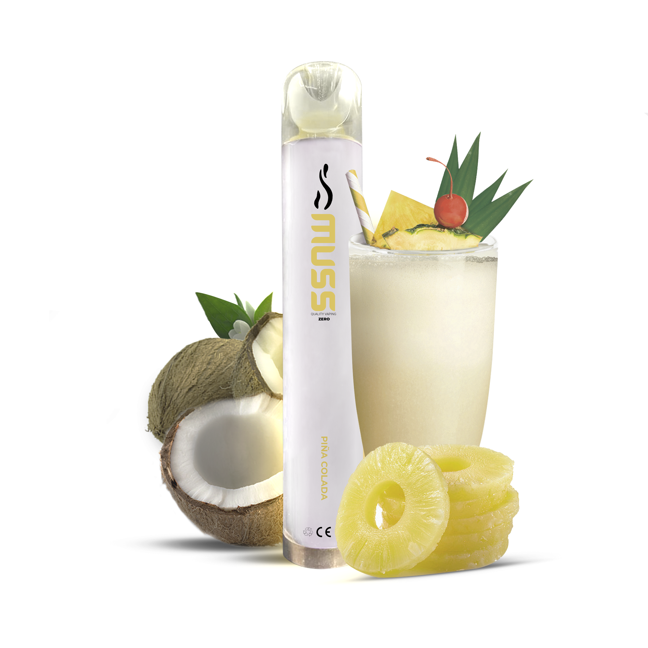 Muss Vape RGB 800 puff Piña Colada Zero – Your Vape